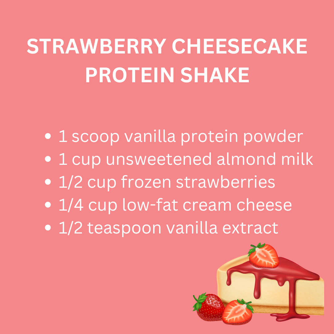 Strawberry Cheesecake Protein Shake – Barcode Clothing Co