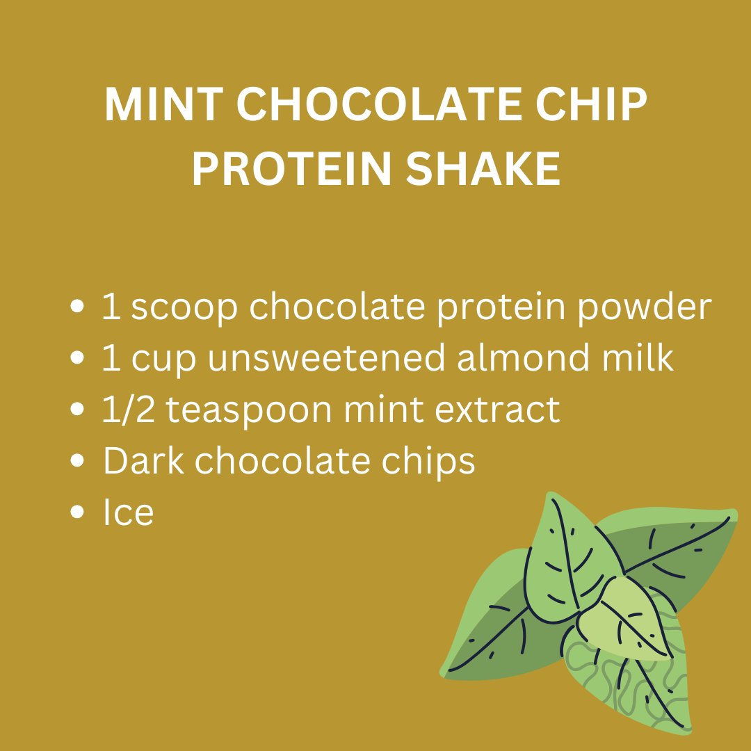 Mint Chocolate Chip Protein Shake – Barcode Clothing Co
