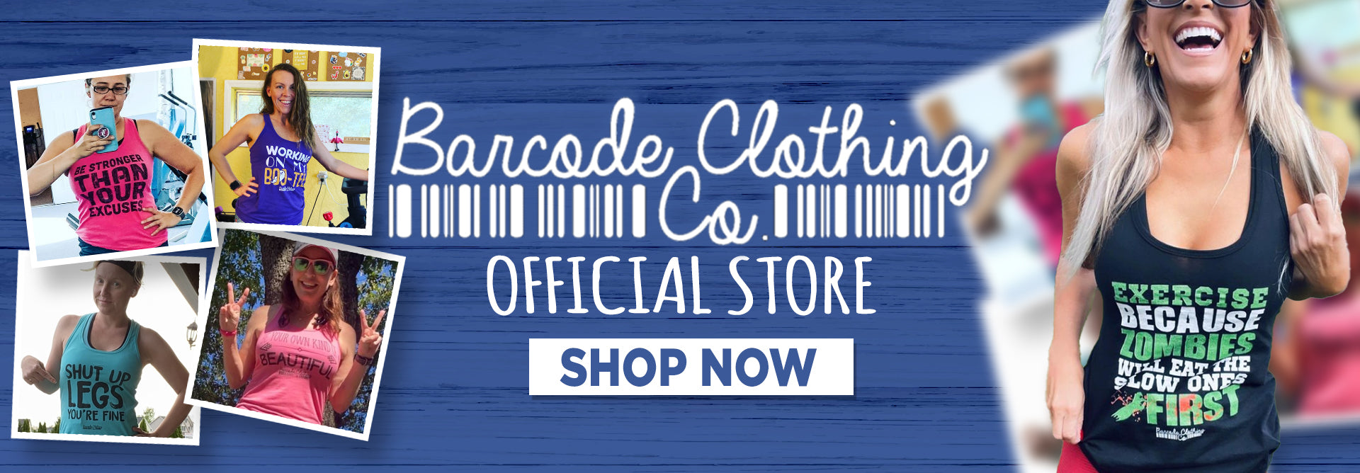 Barcode Clothing Co - Fun Workout Tanks, Tees & Hoodies for Women