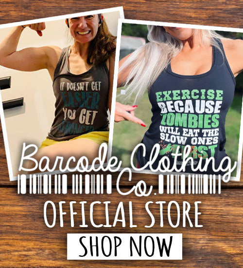 Barcode Clothing Co - Fun Workout Tanks, Tees & Hoodies for Women