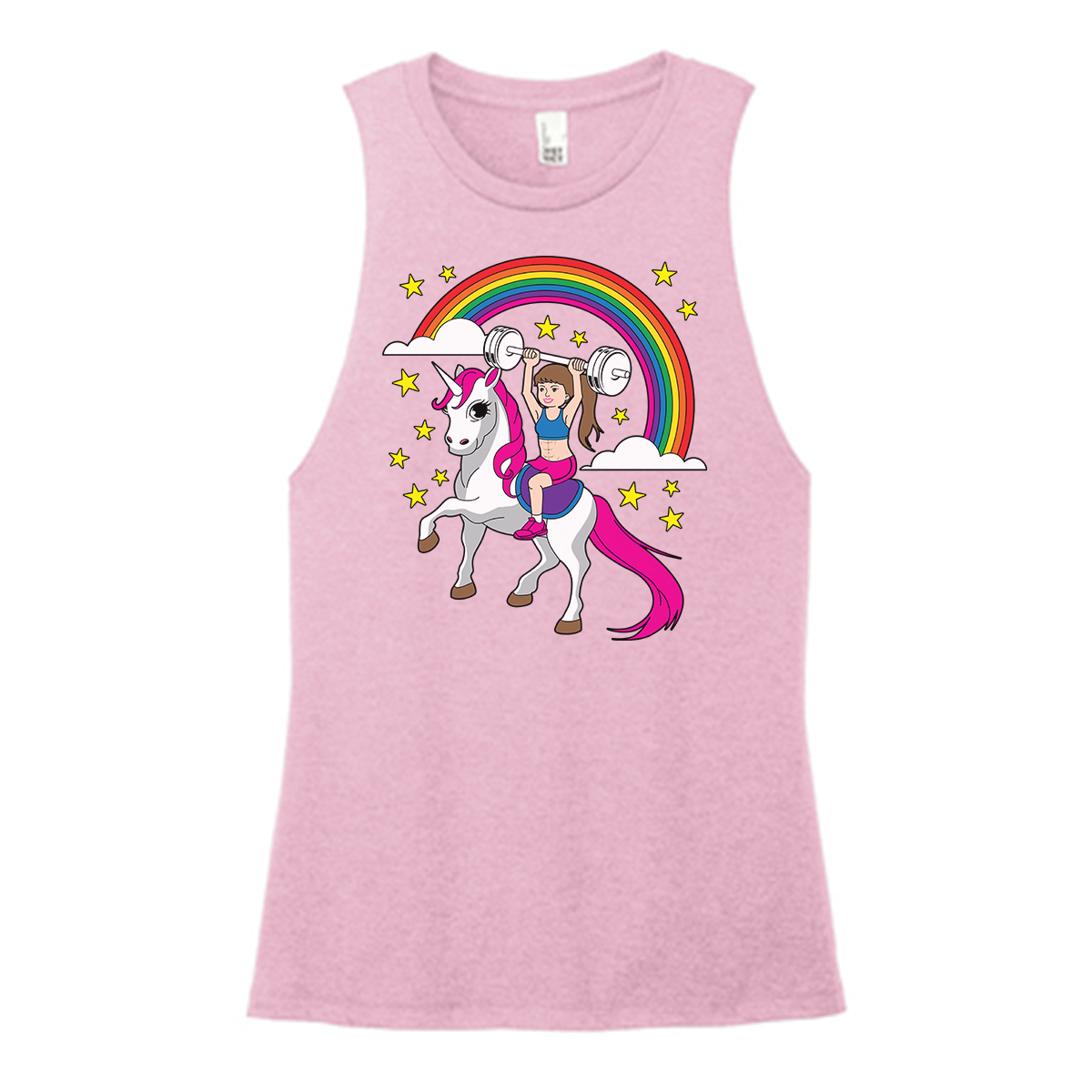 Magical Unicorn Color Muscle Tank – Barcode Clothing Co