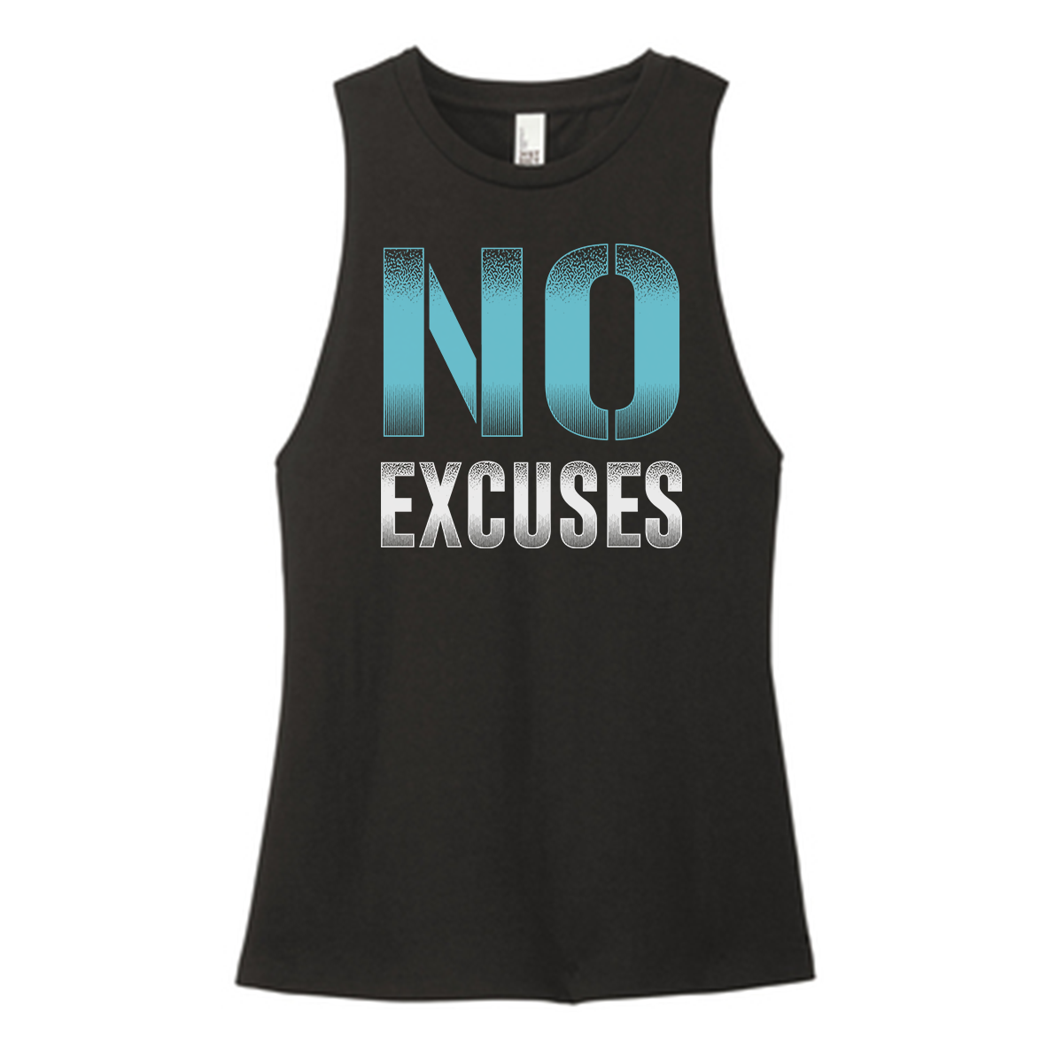 No Excuses Color Muscle Tank – Barcode Clothing Co