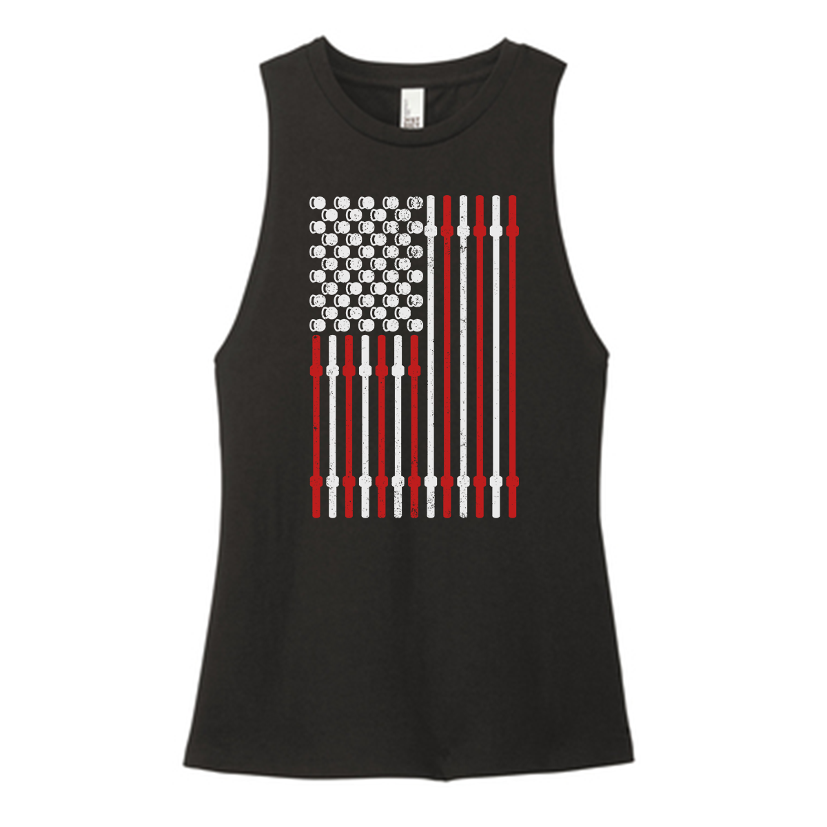 USA Barbell Flag Color Muscle Tank – Barcode Clothing Co