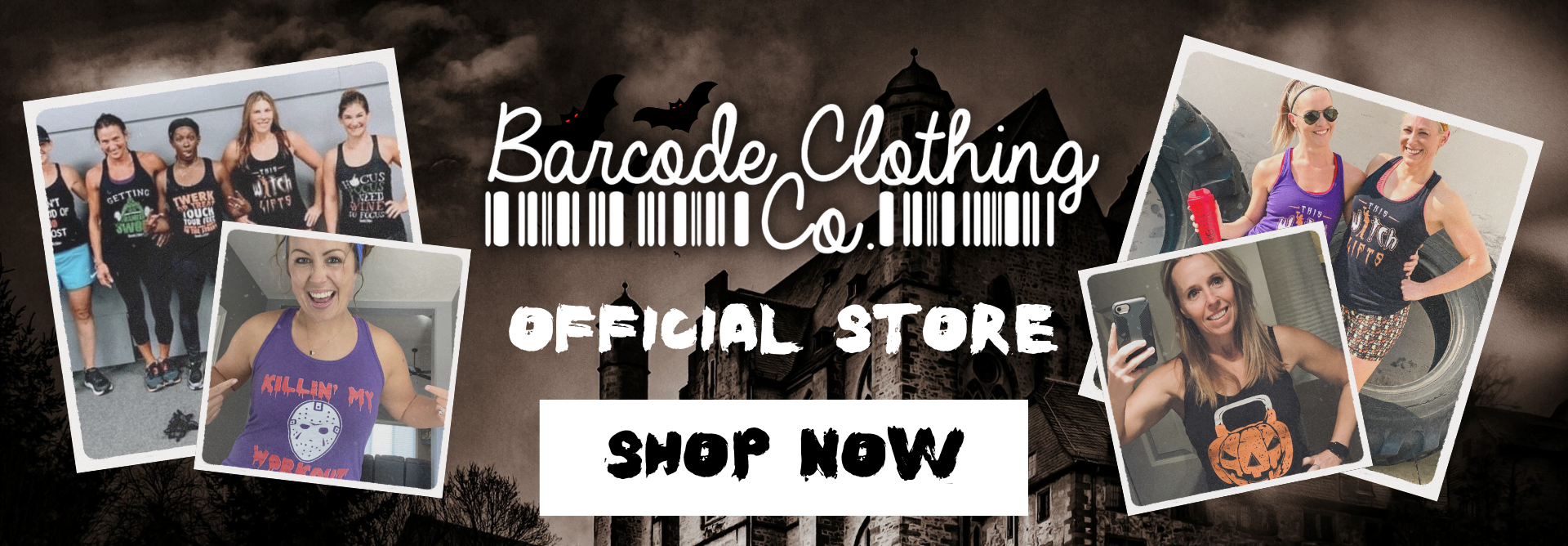 Barcode Clothing Co - Fun Workout Tanks, Tees & Hoodies for Women