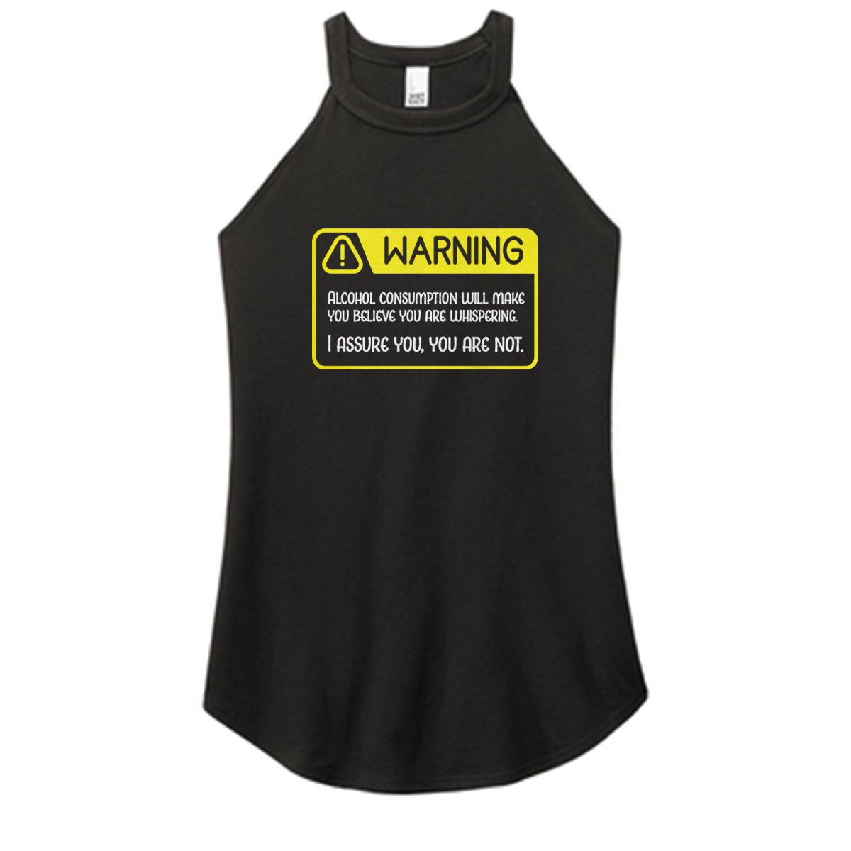 Warning Alcohol Color Rocker Tank – Barcode Clothing Co