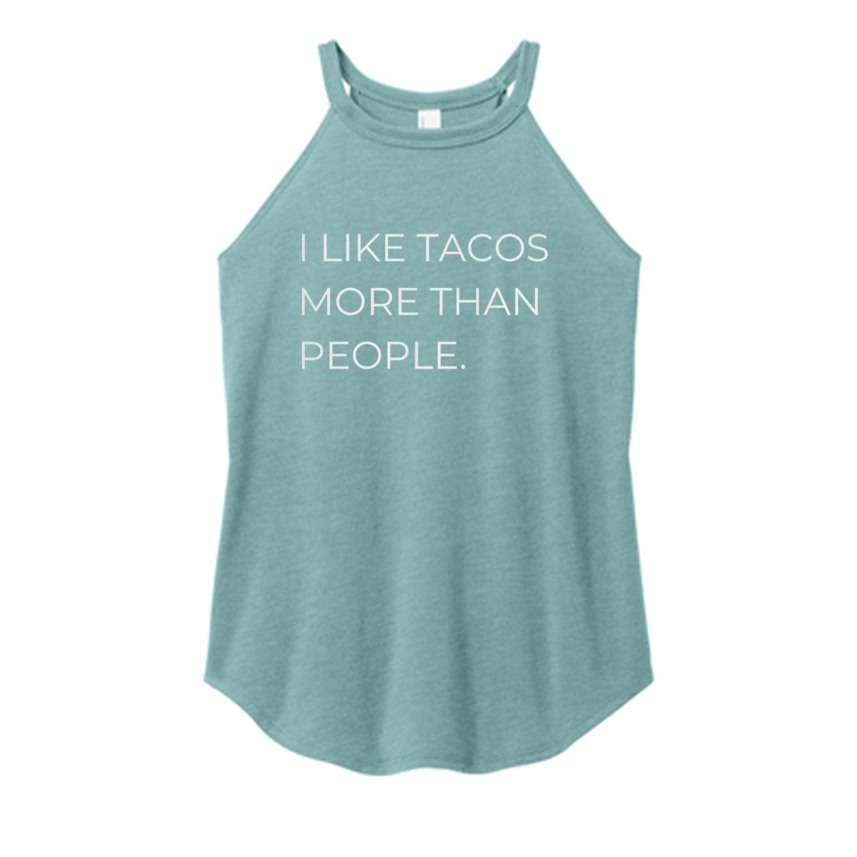 I Like Tacos Color Rocker Tank – Barcode Clothing Co