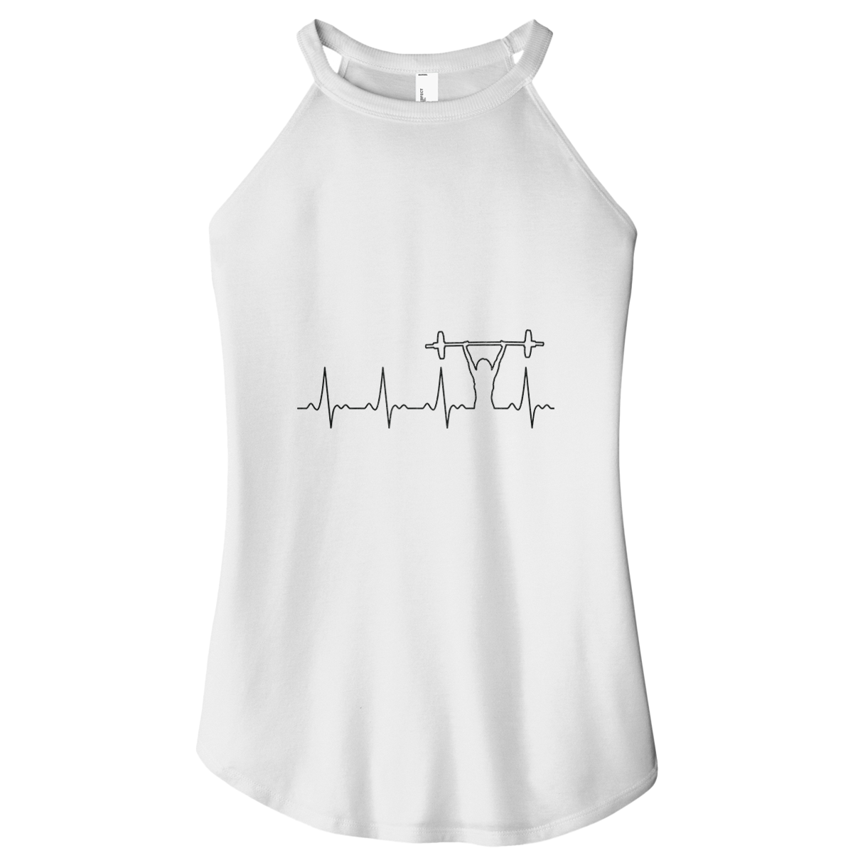 Barbell Heartbeat Rocker Tank – Barcode Clothing Co